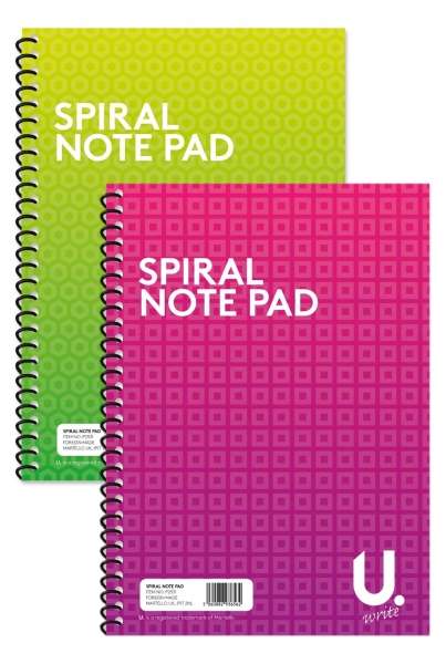 U.Write Spiral Note Pad (P2531) – NZ