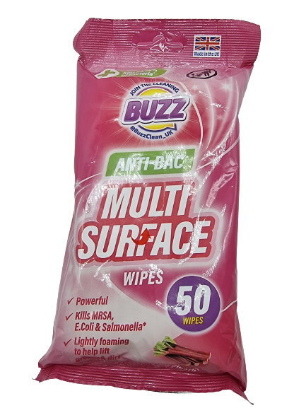 Anti-Bac Multi Surface Wipes 50wipes – NZ
